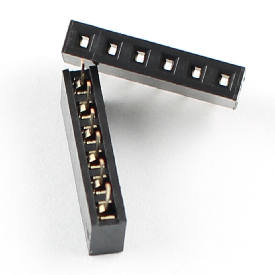 20Pcs 2mm 2.0mm Pitch 1x6 Pin 6 Pin Single Row Straight Female Header ...