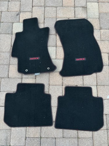 OEM NEW 2016-2017 Subaru WRX Carpet Floor Mats Black w/Logo J501SVA000 ...