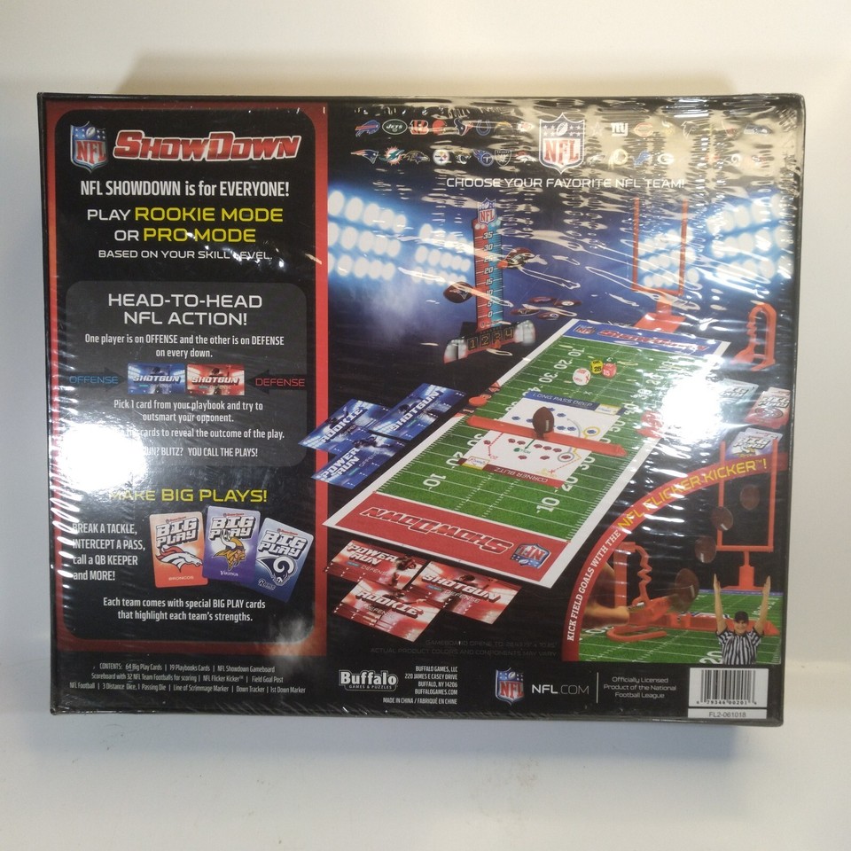 NFL Buffalo Games "Showdown" game Pass Run Blitz All 32 NFL Teams ...