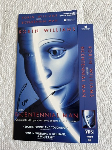 Bicentennial Man VHS Cover Robin Williams Signed | eBay