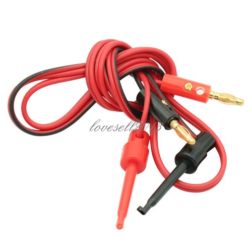 5Pair Small Test Hook Clip to Banana Plug for Multimeter Test Lead ...