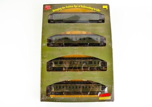 Roundhouse HO Rio Grande Overland Passenger Car Train Set Combine Coach ...