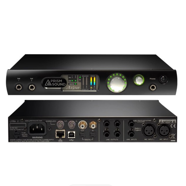 Prism Sound Lyra2 Sound Card Professional Live Recording K-Pop Singing ...