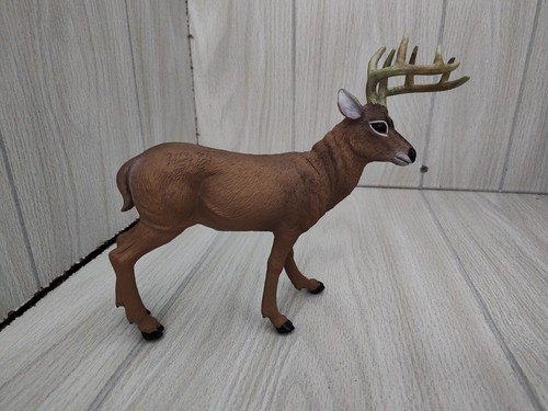 Paradise Kids White Tailed Deer 8 Point Buck Figure Hunter 7" Plastic ...