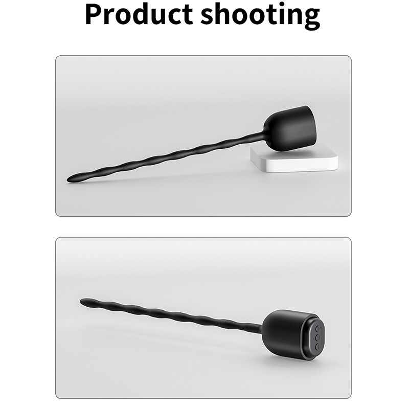 Male Electric Soft Silicone Stretcher Urethral Sounding Rod Plug ...