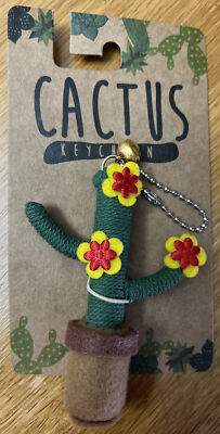 Little Knitmares Cactus Keychain | eBay