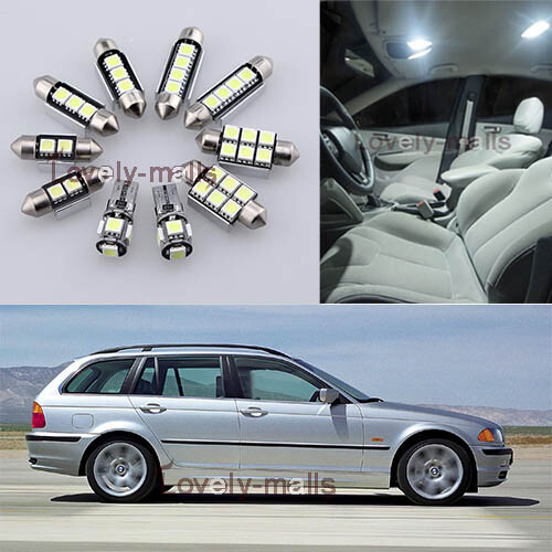 Error Free White Light Interior LED Package 16x for BMW 3 Series E46 ...