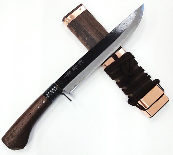 Hiroshi Komatsu Hiroyoshi Ranblade Forged Black Uchi Sword Hatchet ...