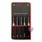 5 Piece 10" Smooth Cut File Set Round Square Flat Half-Round Hand Tool ...