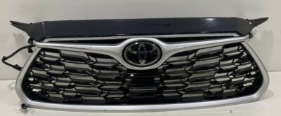 2020 2021 TOYOTA HIGHLANDER FRONT GRILL GRILLE W EMBLEM 53101-0E330 OEM ...