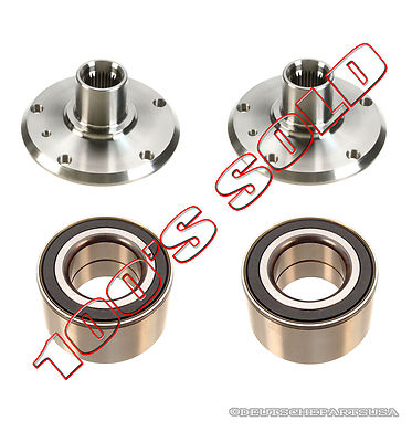 WHEEL BEARING HUB HUBS 33411095774 + 33411090505 (4) for BMW E38 E31 ...