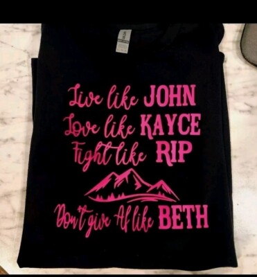 Yellowstone shirt John kayce beth rip Dutton popular cute pink | eBay