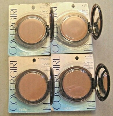 2 compacts COVERGIRL CLEAN PRESSED POWDER 160 165 170 175 select color ...