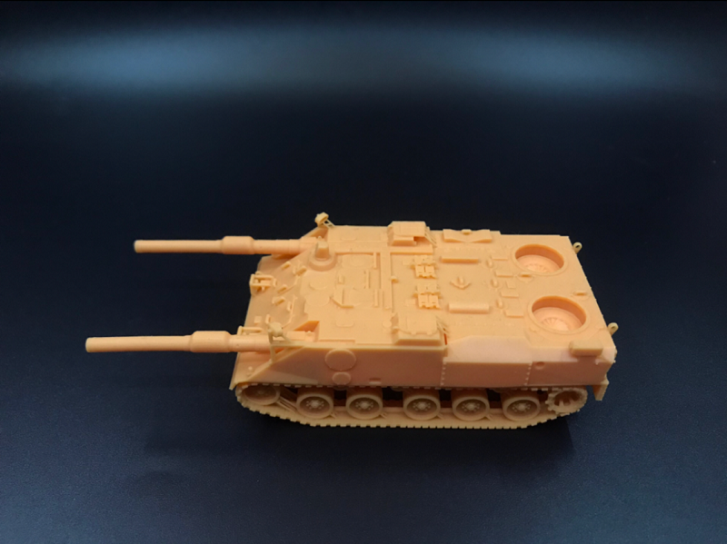 3D printed 1/87 German "VT1-2 weapons carrier vehicle" Tank kit Model ...
