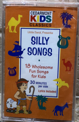 Cedarmont Kids Classic Silly Songs Kids 18 Wholesome Fun Songs Cassette ...