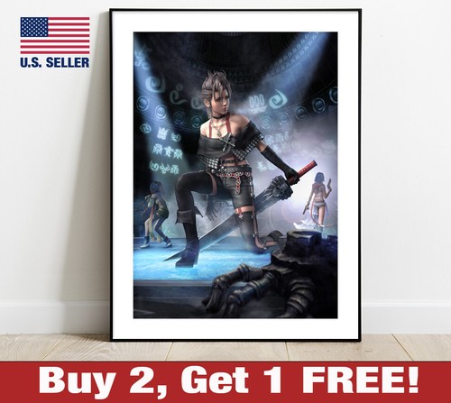 Final Fantasy X 10 Paine Rikku Yuna Poster 18" x 24" Print Game Room ...