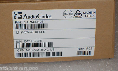 AudioCodes M1KB-VM-4FXO | eBay