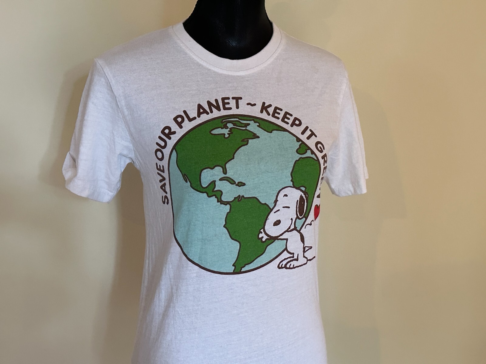 PEANUTS Snoopy Save Our Planet Keep It Green Womens o… - Gem