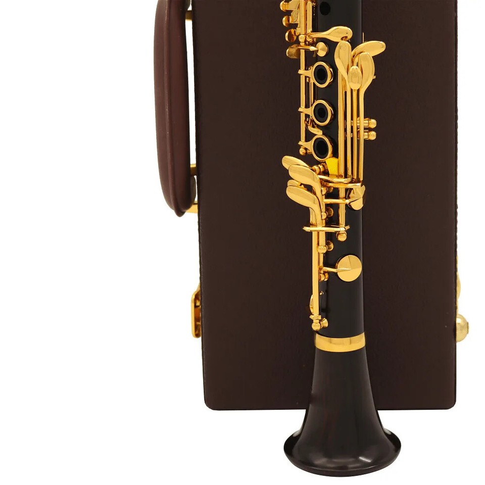 Professional Eb 18 Key Ebony Clarinet Gold Plated Keys E fFat Sweet ...