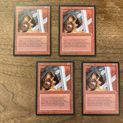 4x Melee NM+ NEVER PLAYED MTG Ice Age 1995 Magic x4 FREE SHIPPING | eBay