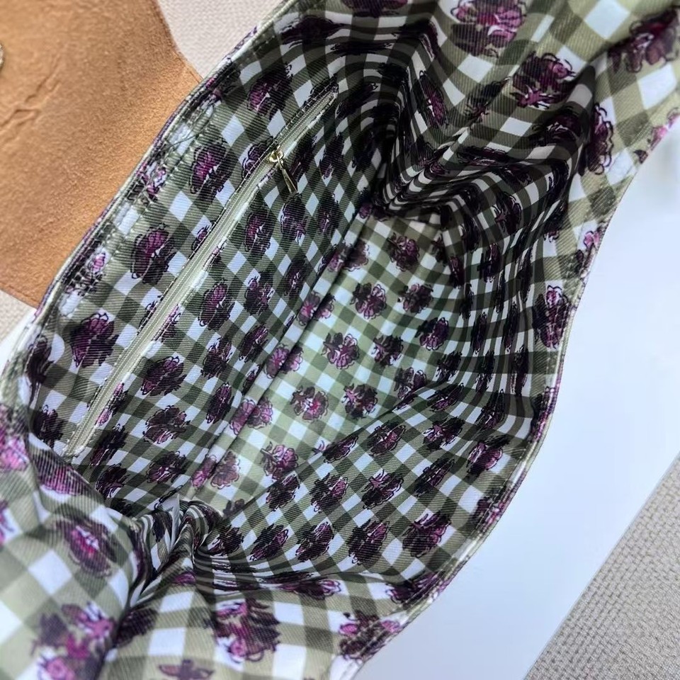 Longchamp fashion flower bouquet knot green Shoulder Bag NEW | eBay