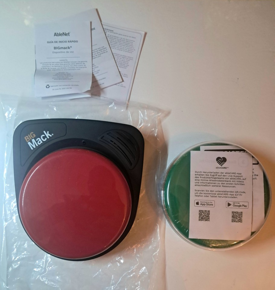 AbleNet BIGmack AAC Communication Device - Speech Therapy Communication Aid | eBay
