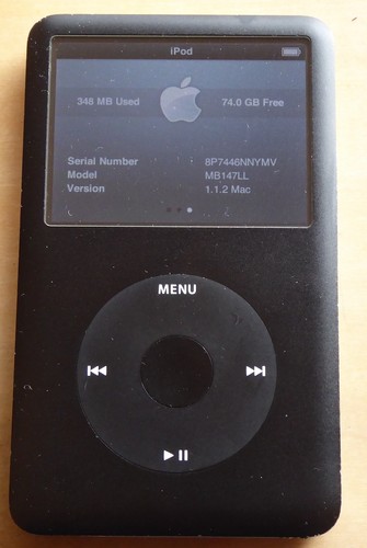 Apple iPod Classic 6th Generation A1238 MB147LL Black 80GB (working) | eBay