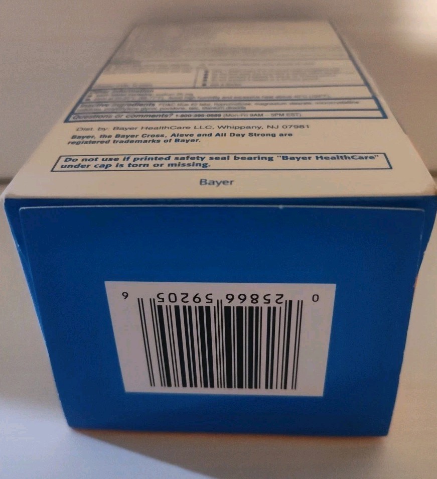 Aleve Back & Muscle Pain Reliever Tablets, Naproxen 220 mg, 200.Exp. 8/ ...