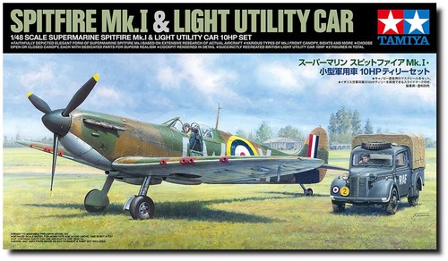 Tamiya 1/48 Ltd Spitfire Mk.I & 10HP Tilly Set Model Kit 25211 | eBay