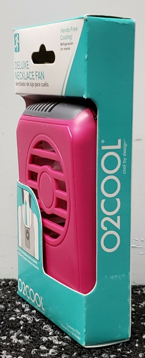 O2COOL Deluxe Necklace Fan / Color Pink | eBay