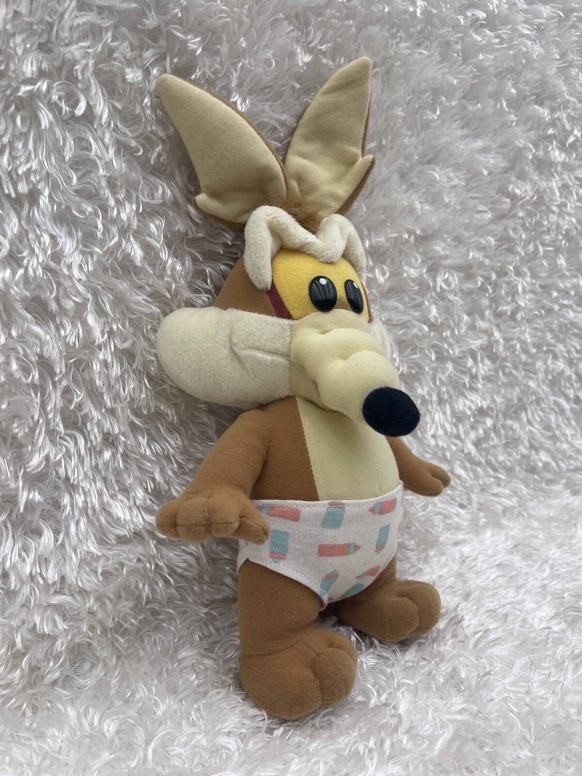 Vintage Tyco 1995 Looney Tunes Lovables Baby Wile E Coyote Plush in ...