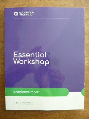 Acadience Learning Essential Workshop: Acadience Math 1 Workbook - LIKE ...