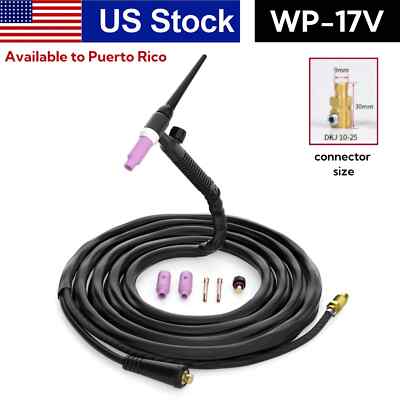 HITBOX WP17V TIG Welding Torch DKJ10-25mm Welder 140Amp TIG Welder Gun ...