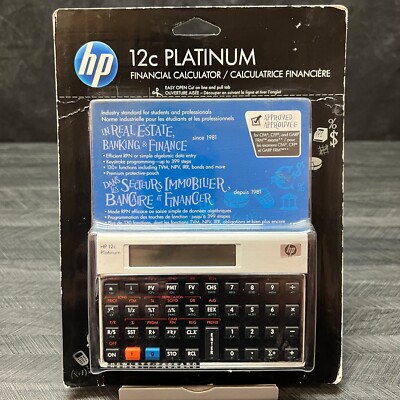 Hewlett Packard HP 12C Platinum Financial Calculator Brand New Sealed ...