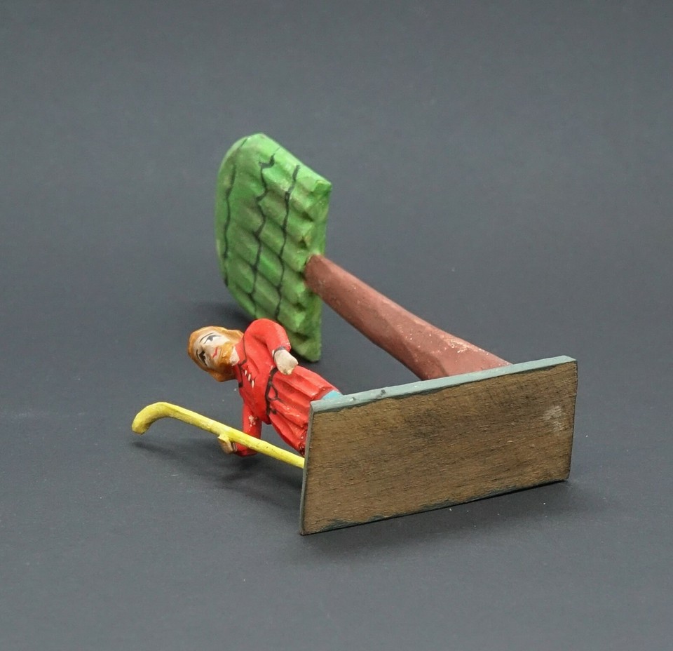 Grulicher Nativity Figure, Shepherd under Palm Tree 7 cm (# 12990) | eBay