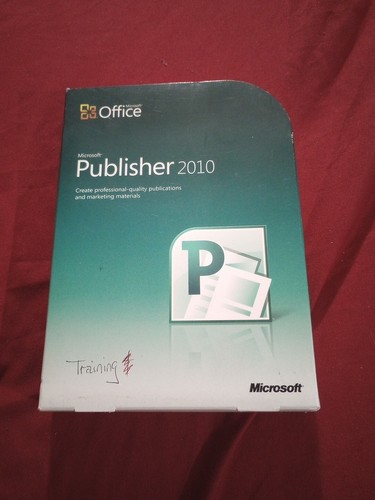 Microsoft Office Publisher 2010 CD W/ Case License Key Untested | eBay