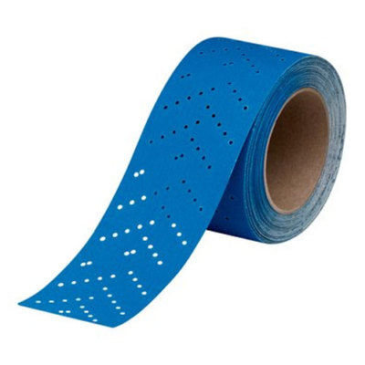3M Hookit Blue Abrasive Roll Multi-Hole 36191 - Grit 180 Sandpaper 2.75 ...