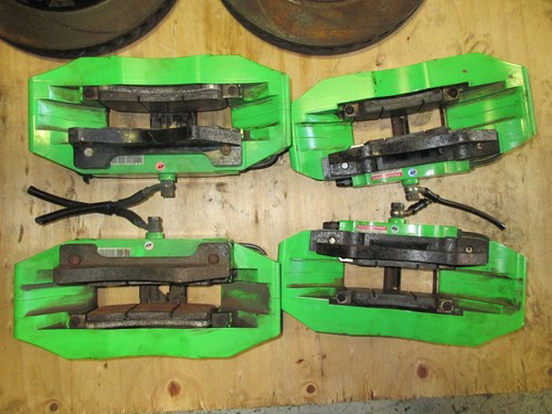 D2 Front 8 Pot + Rear 4 Pot Calipers Disk + Brake Pad D2 Front Rear ...