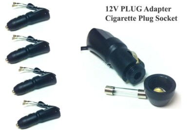 x4 Cigarette Socket Plug 12V Adapters: Install Neon & LED Lights w ...