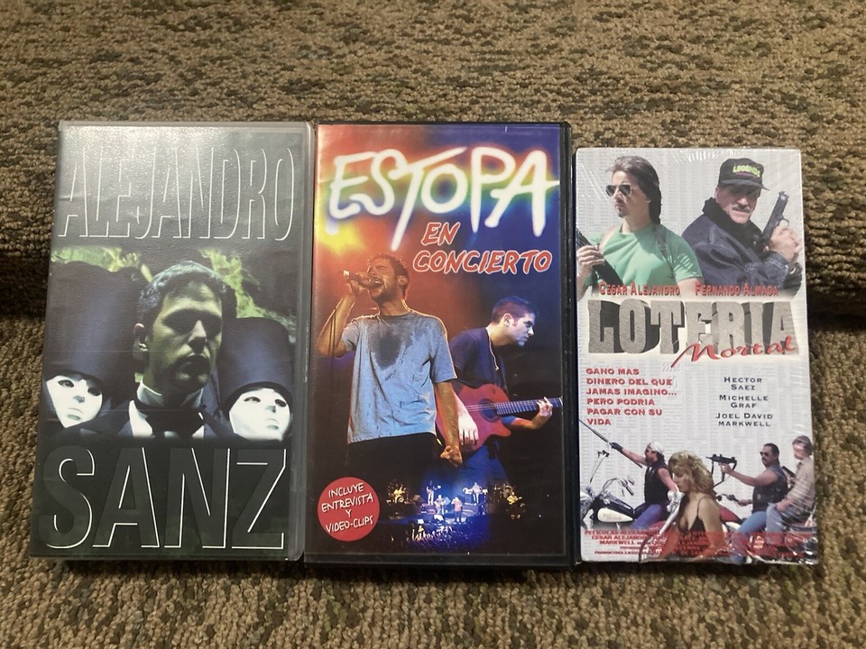 Huge Mexican Latin Music CD VHS Lot Cumbia Tejano La Mafia MAZZ Juan ...