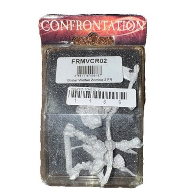 Rackham Confrontation Wolfen Zombie 2 Metal Miniature Sealed Blister ...