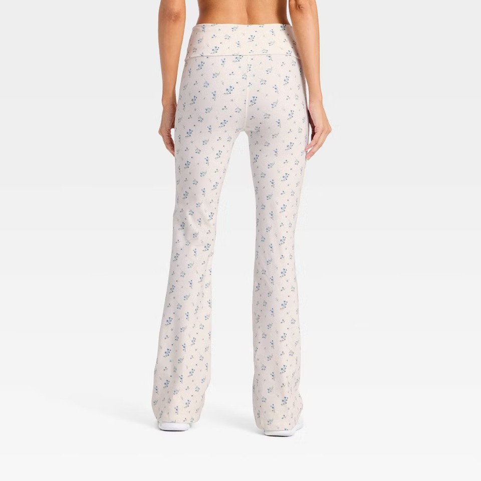 Women's Cotton Balance High-Rise Foldover Flare Leggings - All In ...