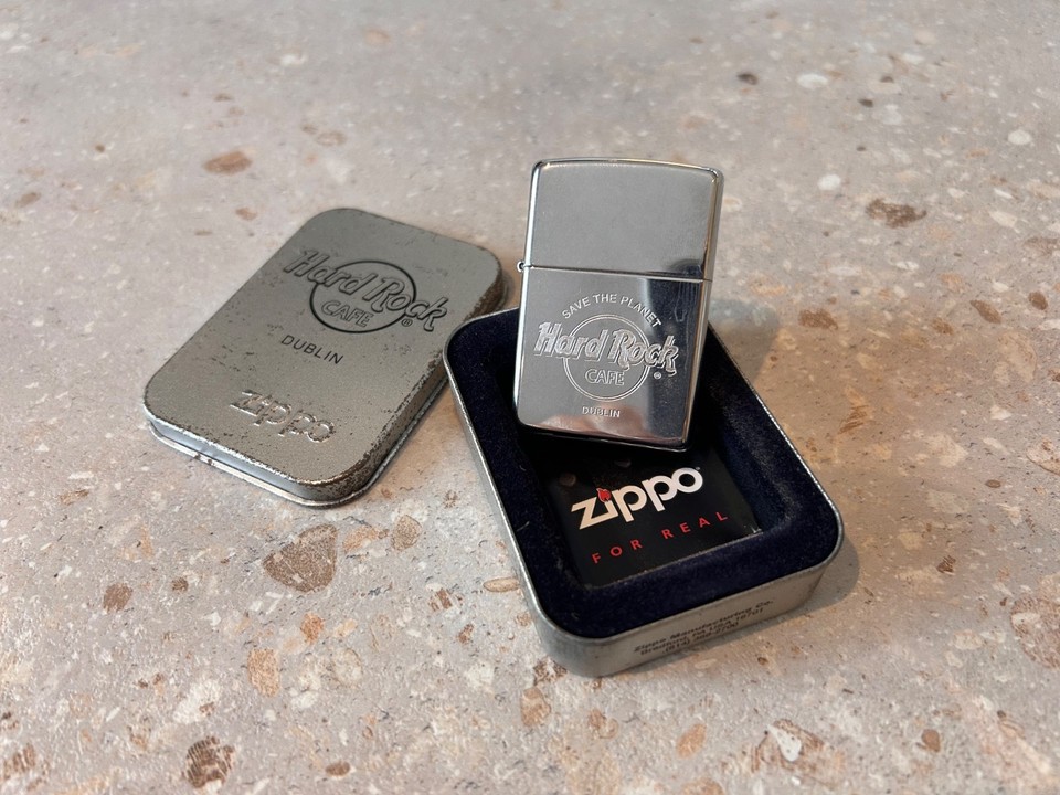 RARE Hard Rock Cafe, Dublin, Zippo (sealed & never used) | eBay UK