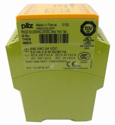 774318 NEW PILZ PNOZ X3 230VAC 774318 Safety Relay | eBay