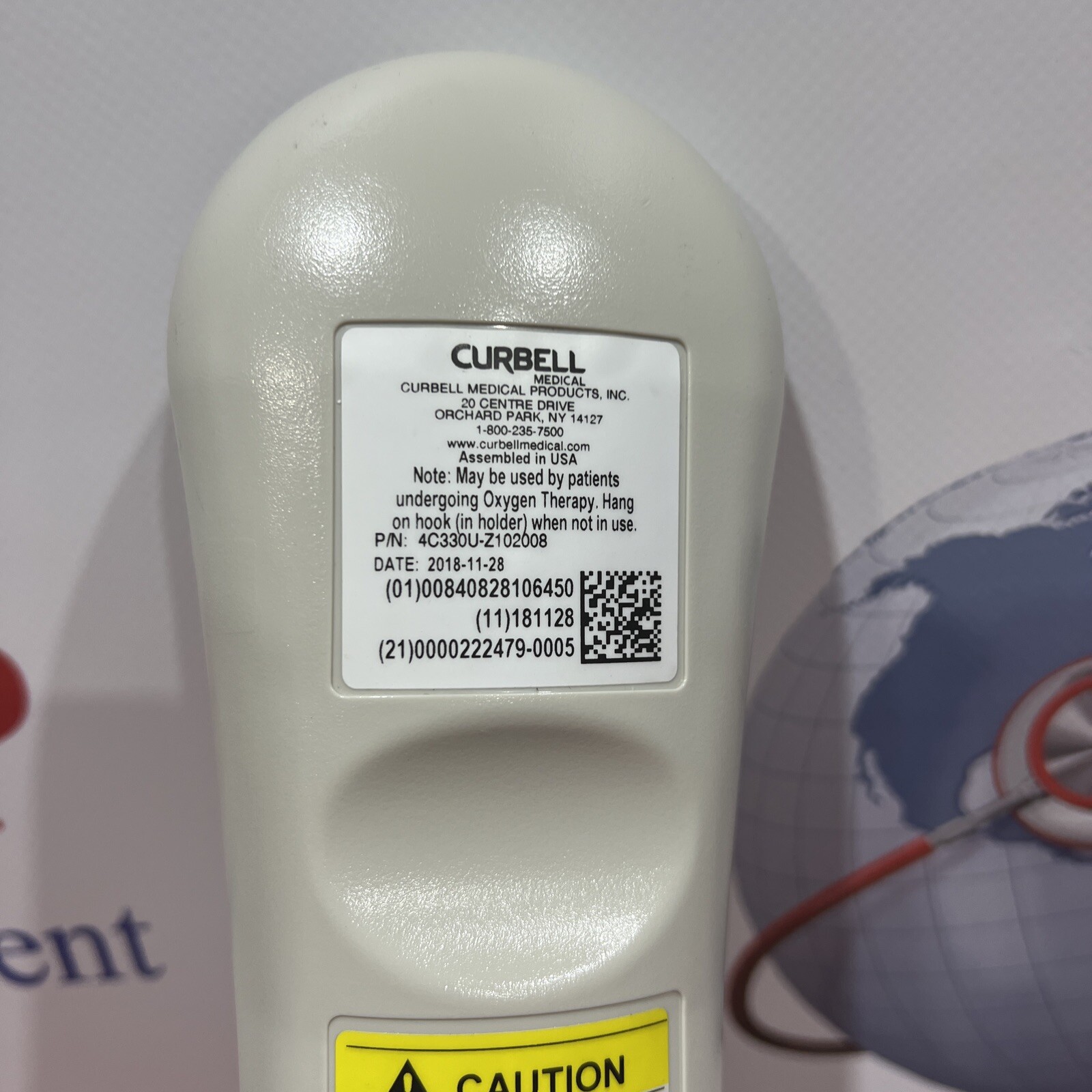 Curbell Gen 4 Pillow Speaker Nurse Call Remote Part No. 4C330U-Z102008 ...