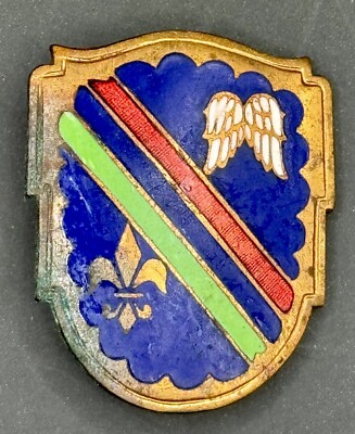 WWII 160th Infantry Regiment DI Crest 40th Div - Maker Marked | eBay