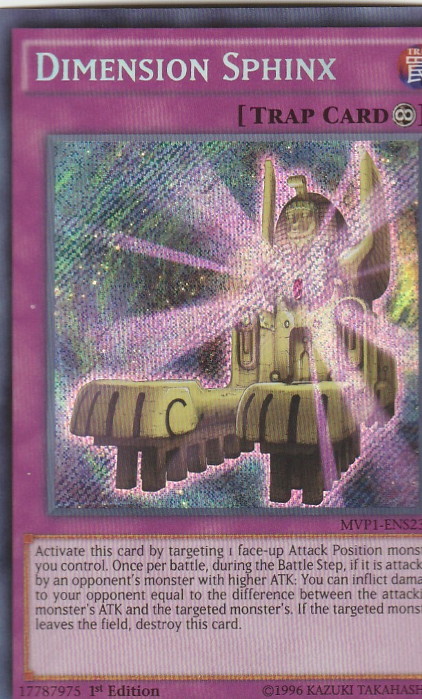 YUGIOH HOLO CARD DIMENSION SPHINX MVP1-ENS23 1ST EDITION | eBay