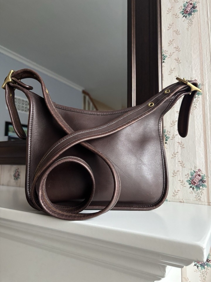 Vintage Coach Janice 9950 Crossbody Brown Crossbody Leather GUC | eBay