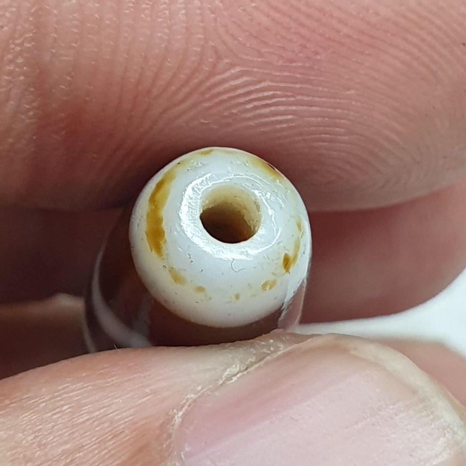 Tibetan himalayan sakor dzi agate stone dzi bead amulet | eBay