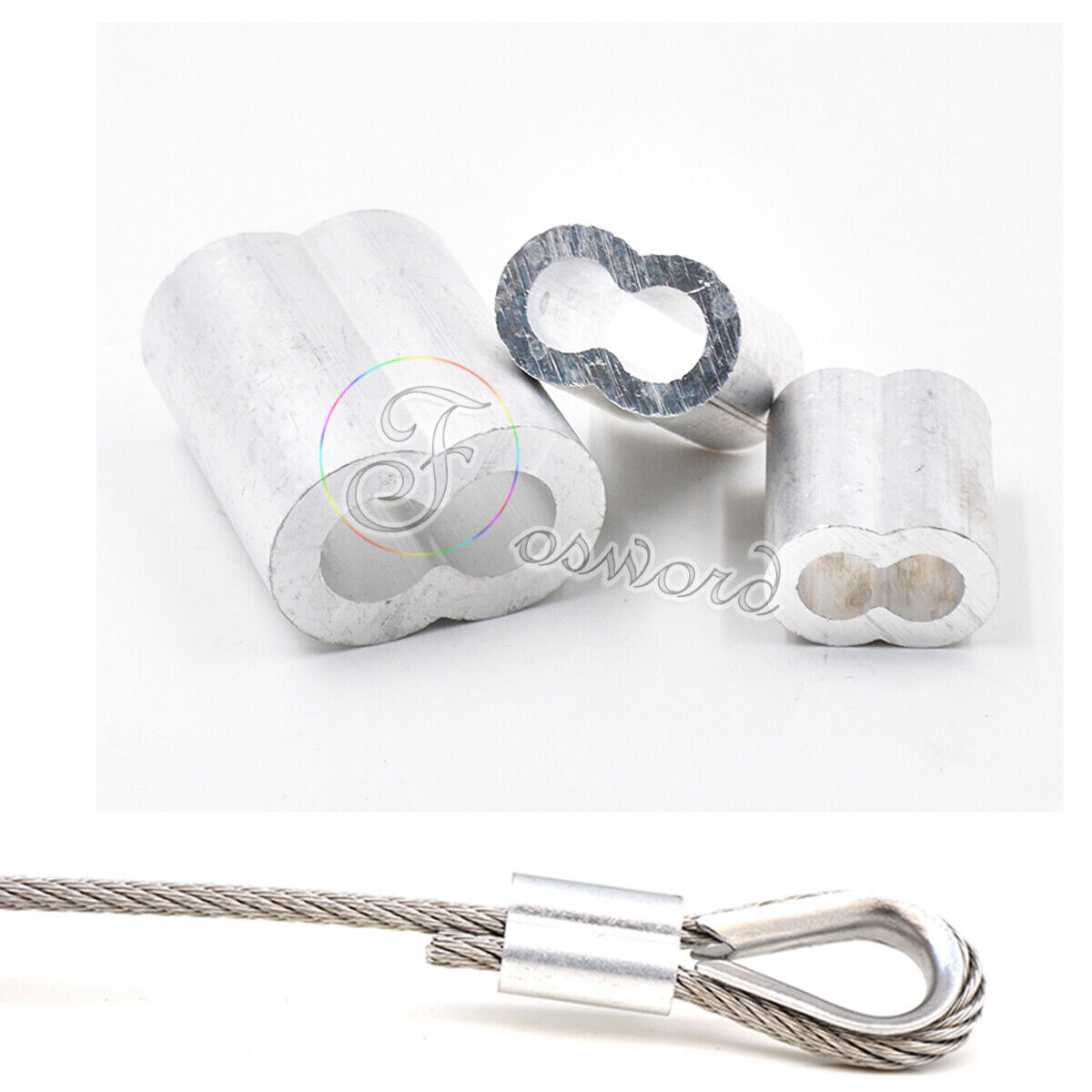 Aluminium Wire Rope Ferrule Crimping Sleeving 1- 12mm For Marine ...